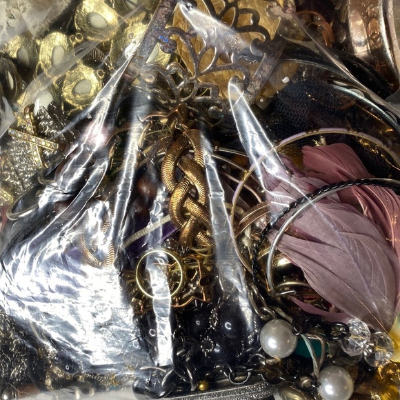 Jewelry | Bag Of Broken Craft Jewelry And Parts 1 | Poshmark